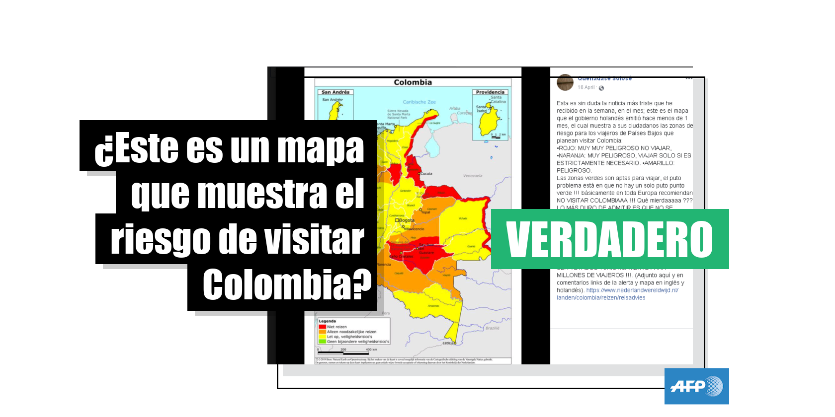 Sí, Holanda divulgó un mapa sobre el riesgo de viajar a varias regiones ...