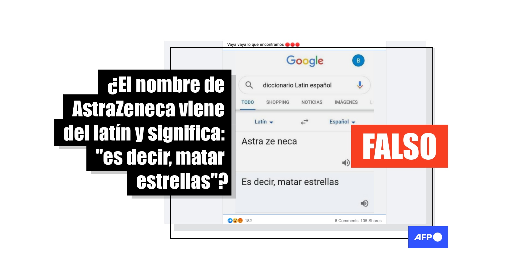 El nombre AstraZeneca se formó tras una fusión y su traducción del ...
