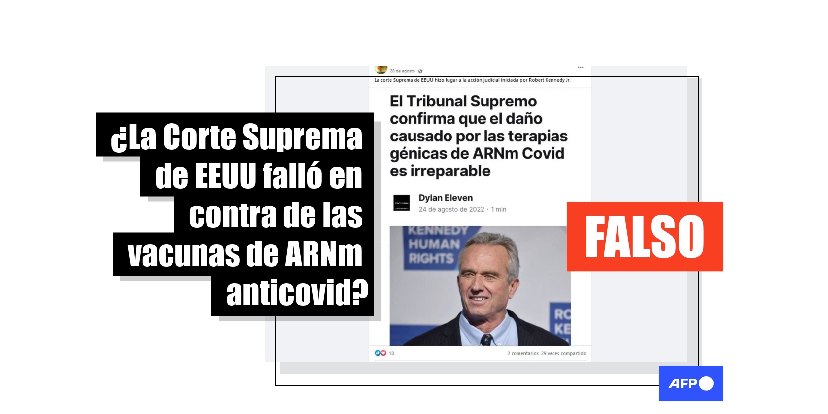 Corte Suprema de EEUU no falló a favor de Robert Kennedy Jr. en caso de ...