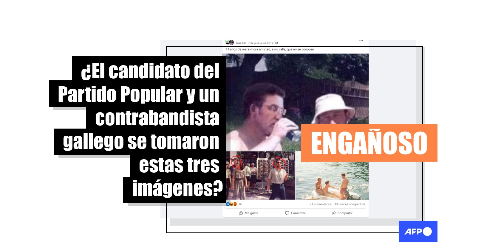 La foto en que Núñez Feijóo toma una bebida junto al narcotraficante ...