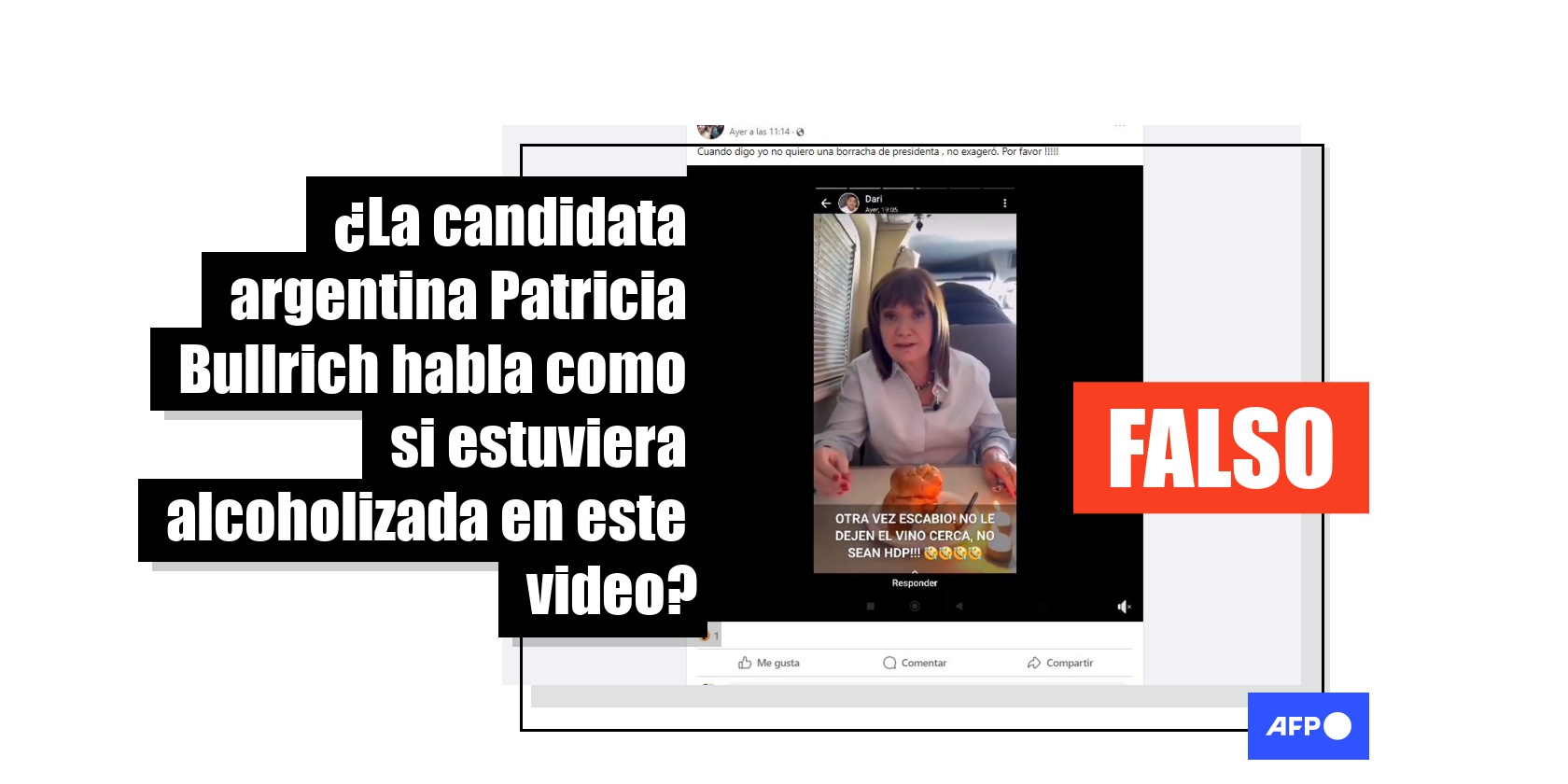 Video de la candidata argentina Patricia Bullrich fue ralentizado para ...