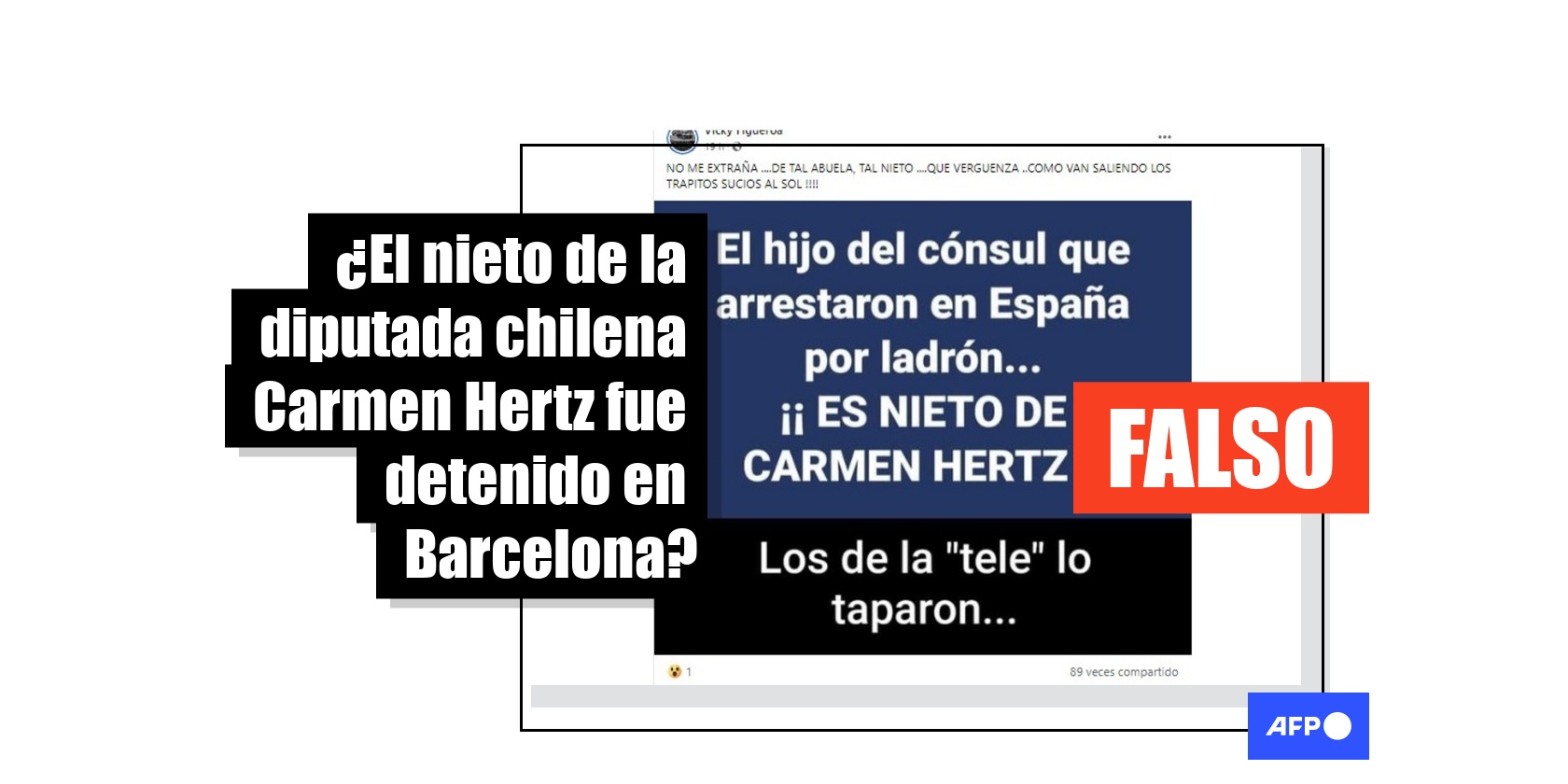 Joven detenido en Barcelona no es el nieto de la legisladora chilena ...