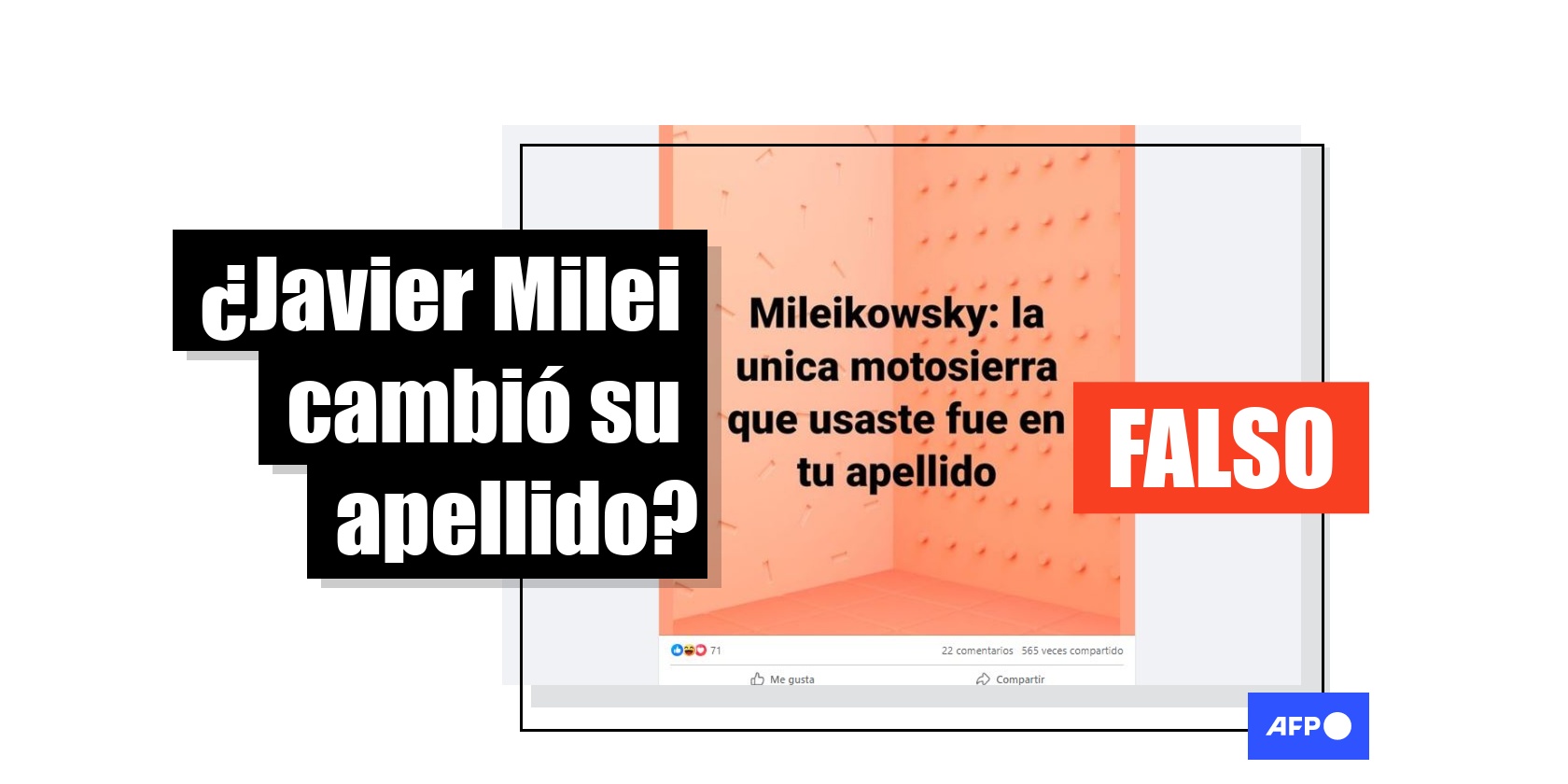 El candidato presidencial argentino Javier Milei no se apellidaba ...