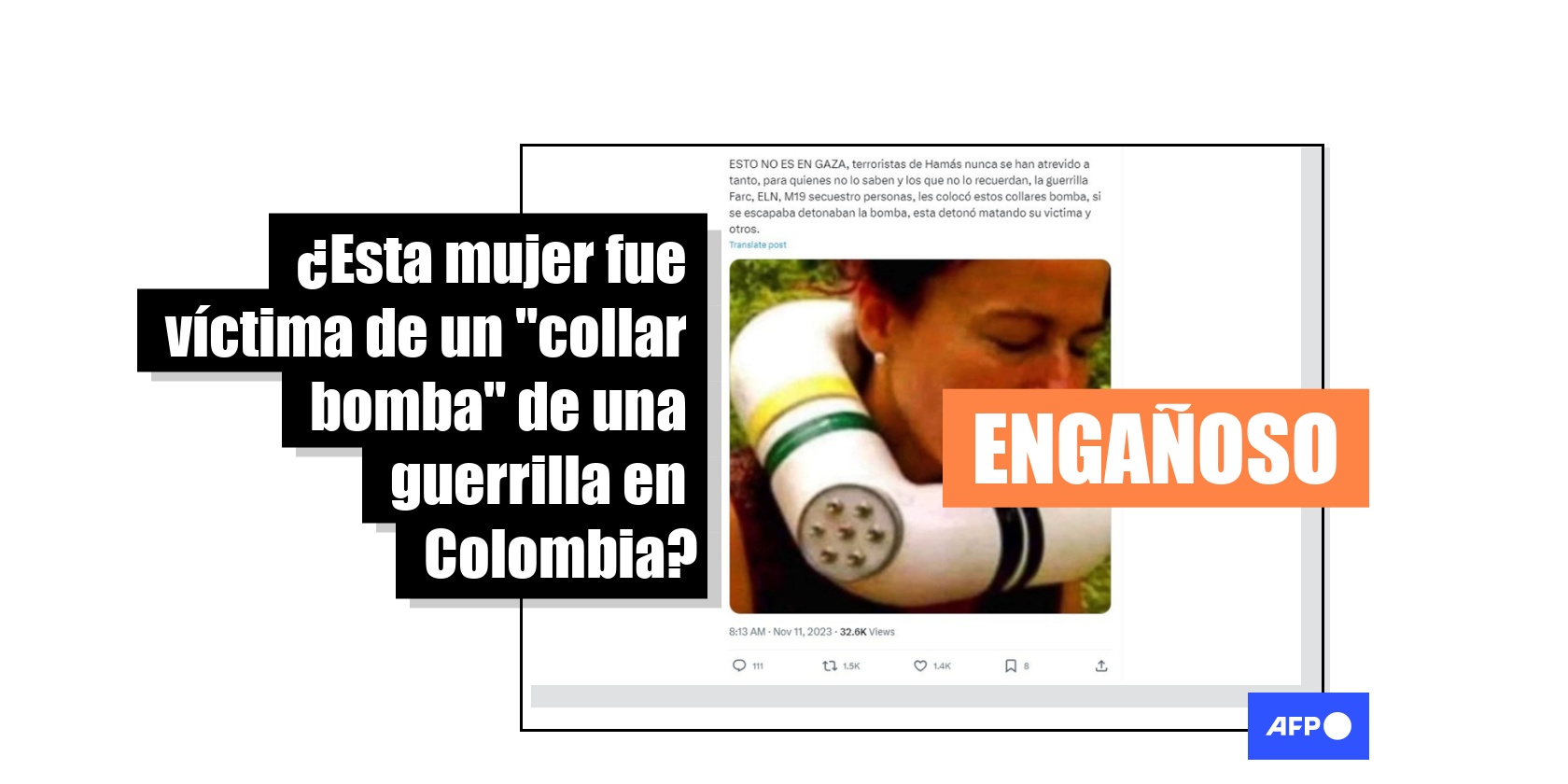 El caso del collar bomba en Colombia no fue atribuido a una guerrilla ...