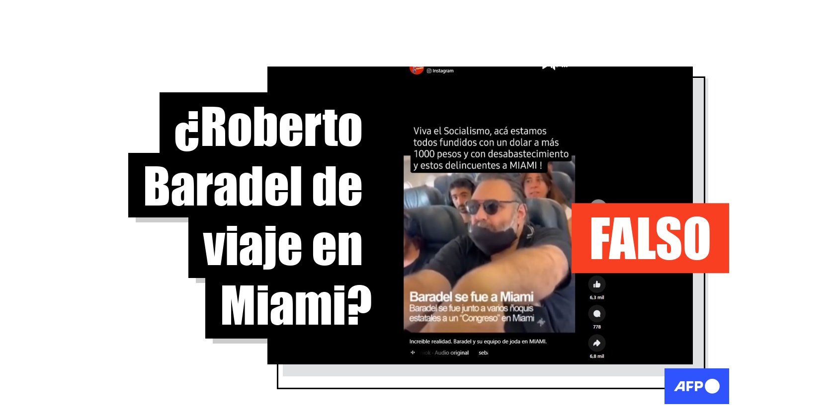 Video del gremialista argentino Baradel en un avión fue grabado en 2022 ...