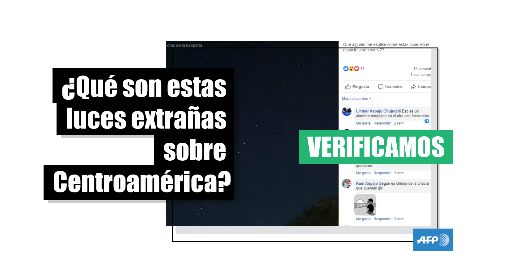 Las "extrañas" luces alineadas en el cielo eran satélites lanzados por ...
