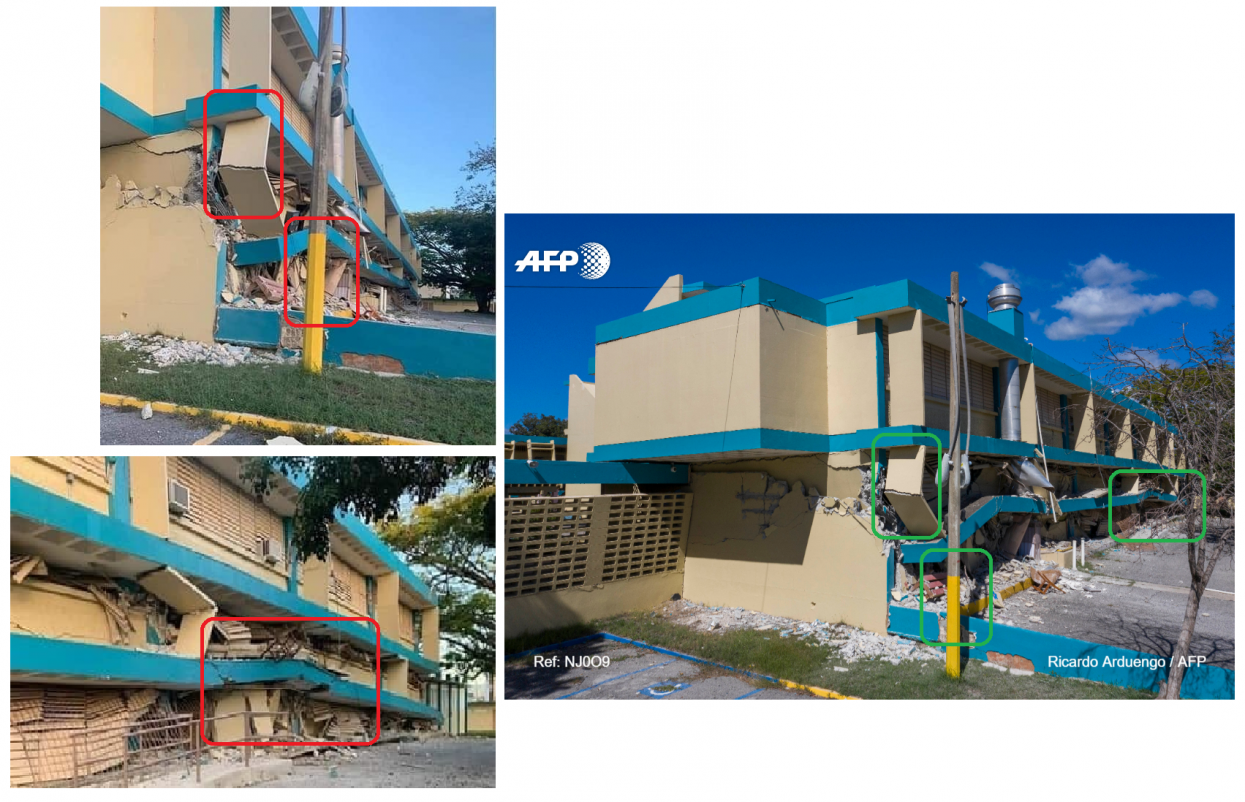 Las imágenes de construcciones destruidas corresponden a un sismo en ...