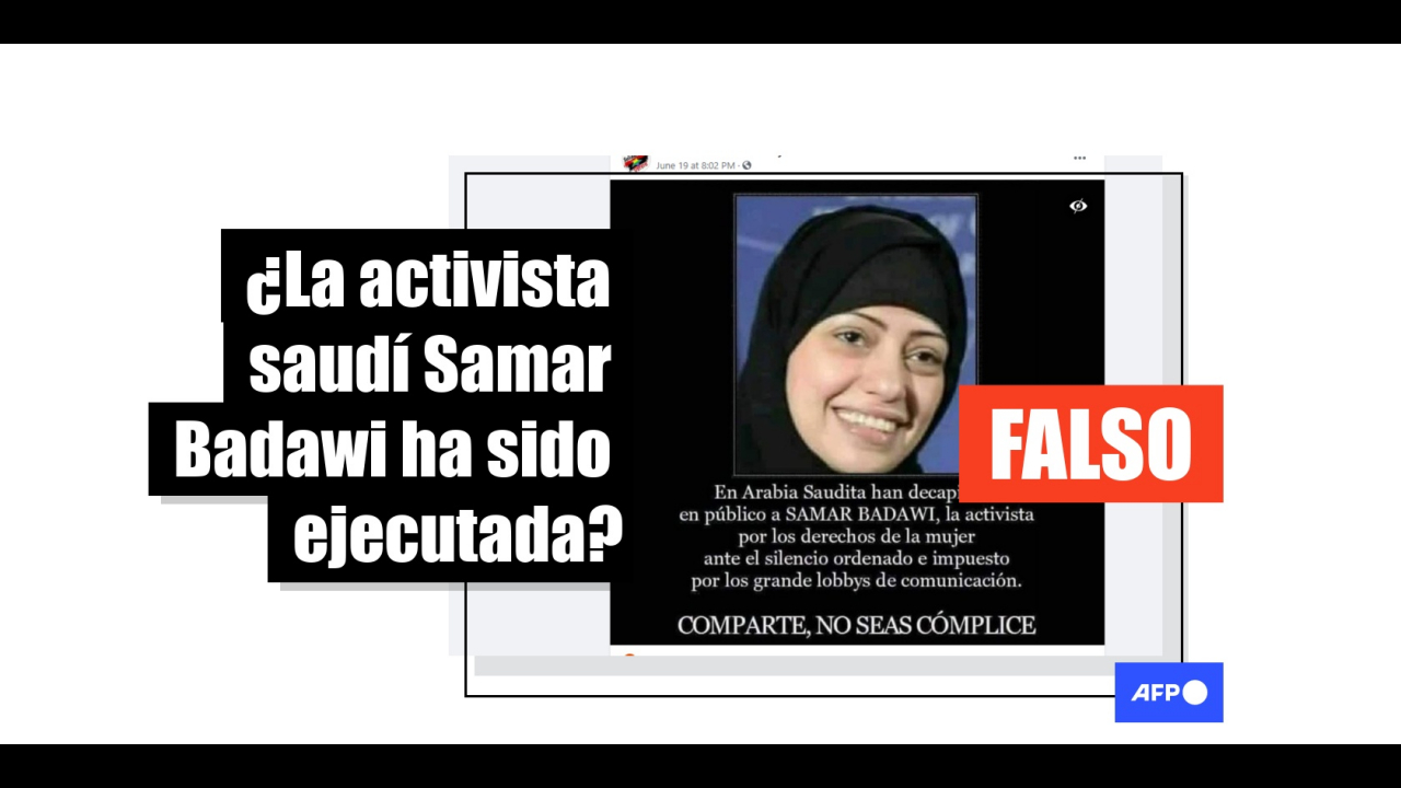 La activista Samar Badawi ha sido liberada en junio de 2021, según ...
