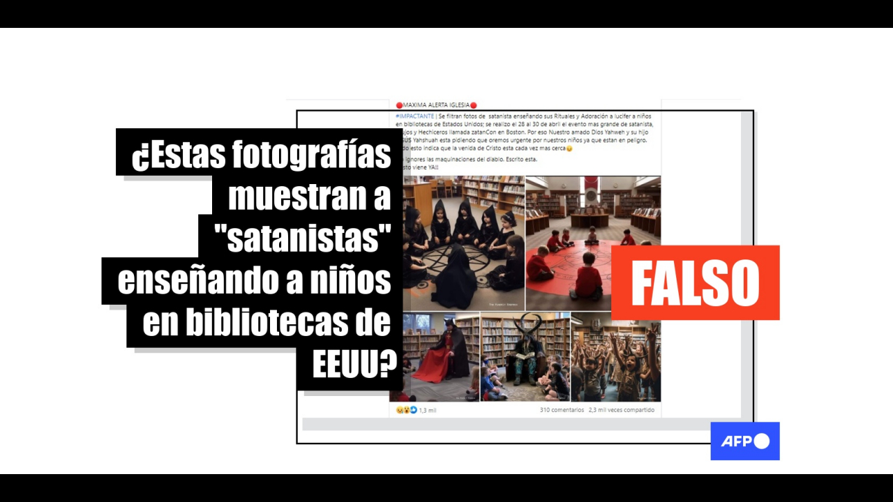 Fotos de niños en rituales satánicos en bibliotecas fueron creadas con ...