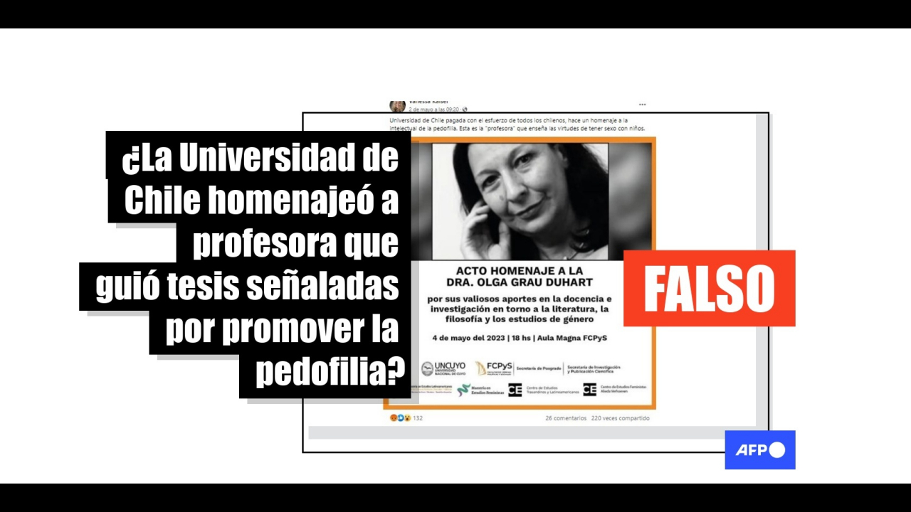 Este afiche es de un homenaje a la profesora Olga Grau en Argentina, no ...