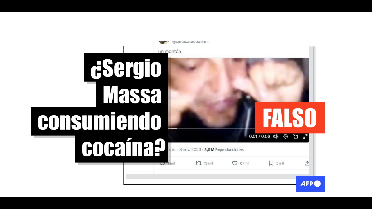 Video fue manipulado para mostrar al candidato argentino Sergio Massa ...